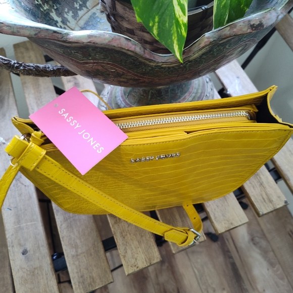 Sassy Jones | Bags | Sassy Jones Yellow Crossbody Bag | Poshmark